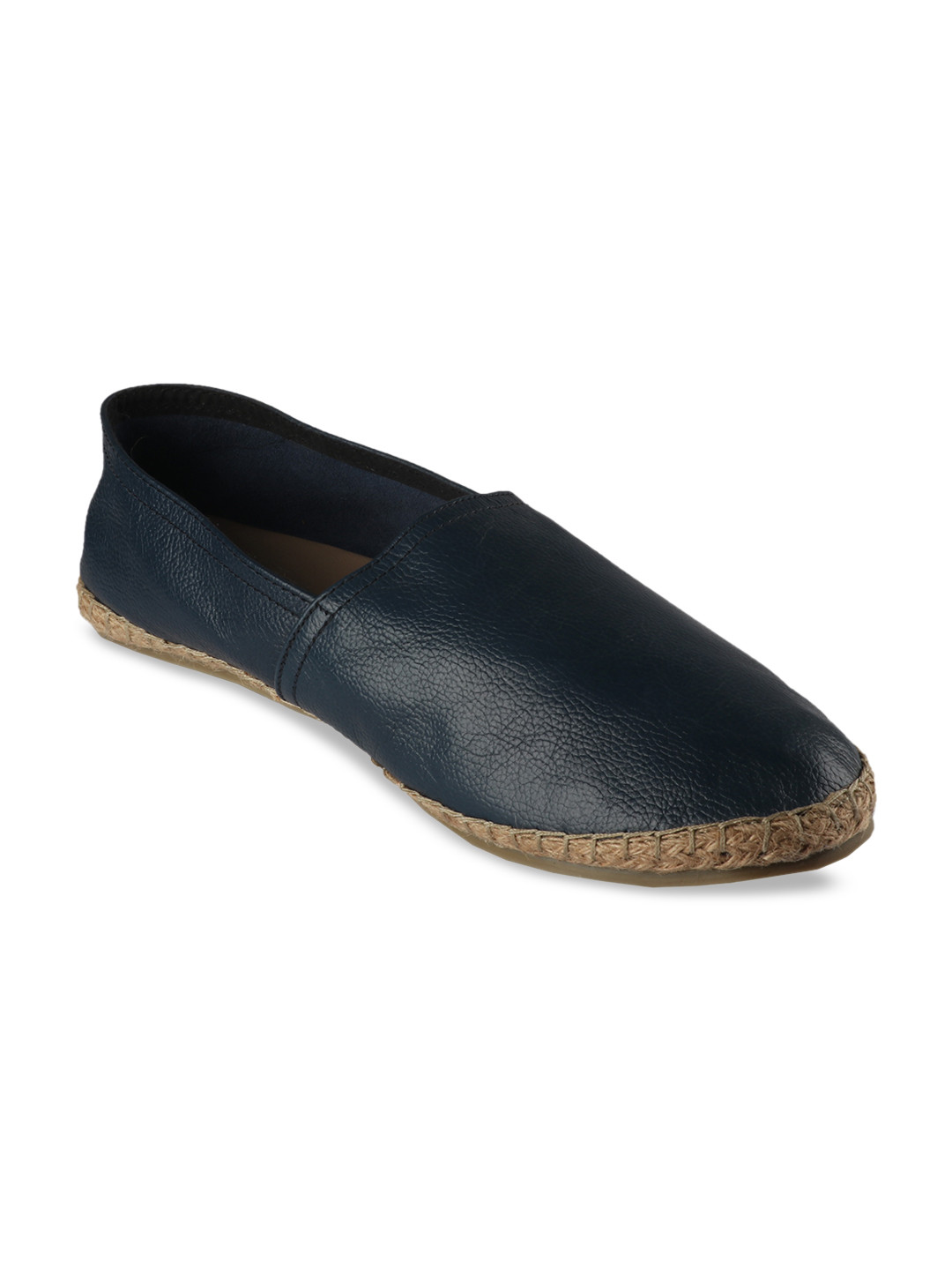 Buy SKO Men Blue Slip On Leather Sneakers - Casual Shoes for Men ...