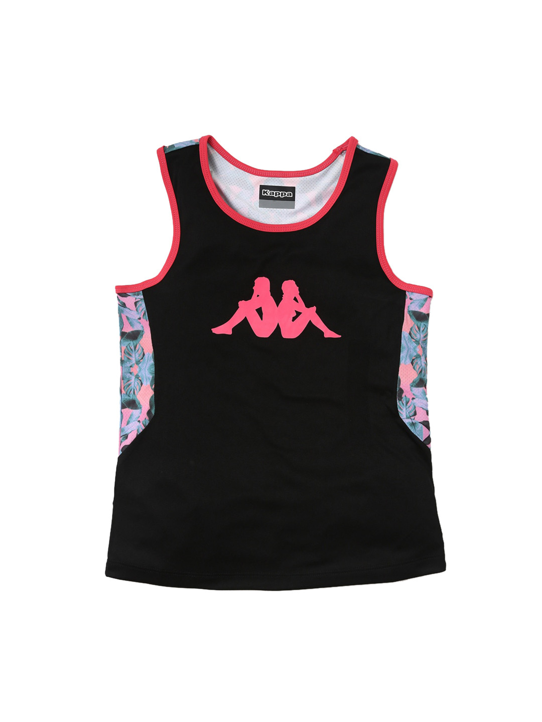 Buy Kappa Girls Black Printed Tank Top - Tops for Girls 10257773 | Myntra