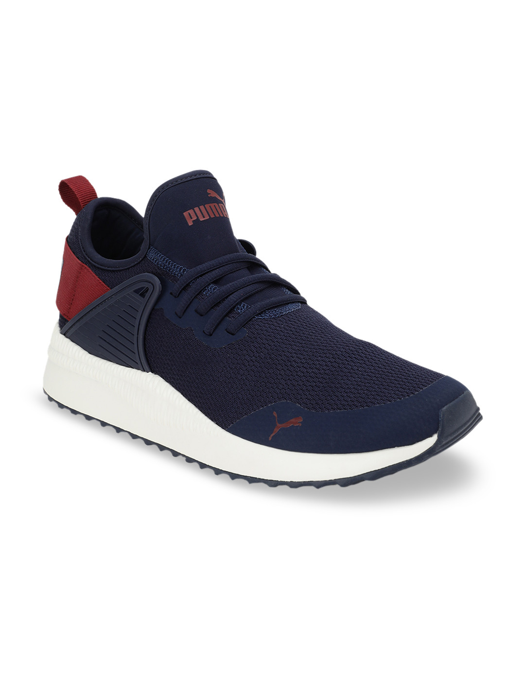 Buy Puma Unisex Navy Blue Pacer Next Cage Core Peacoat Rhubarb Whi ...