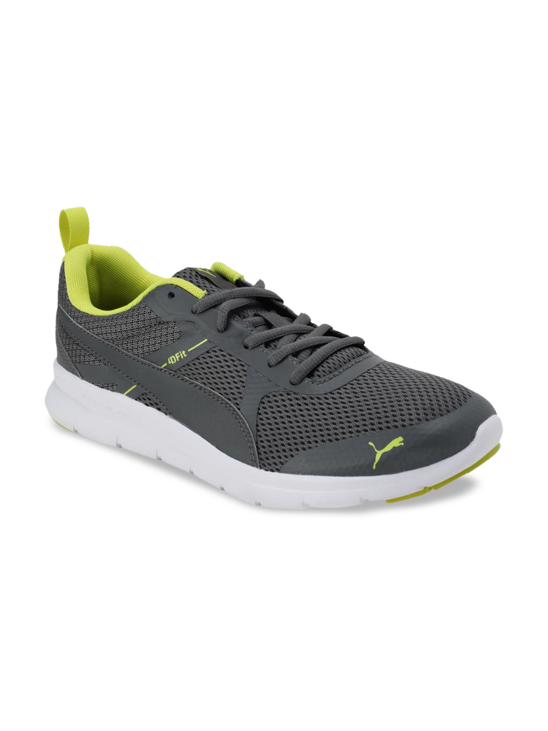 Buy Puma Unisex Grey Mesh Running PUMA Flex Essential Core Shoes ...