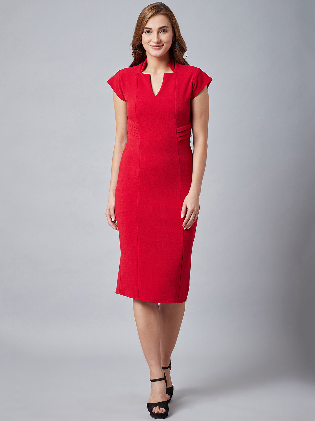 Buy Athena Women Red Sheath Dress - Dresses for Women 10322627 | Myntra
