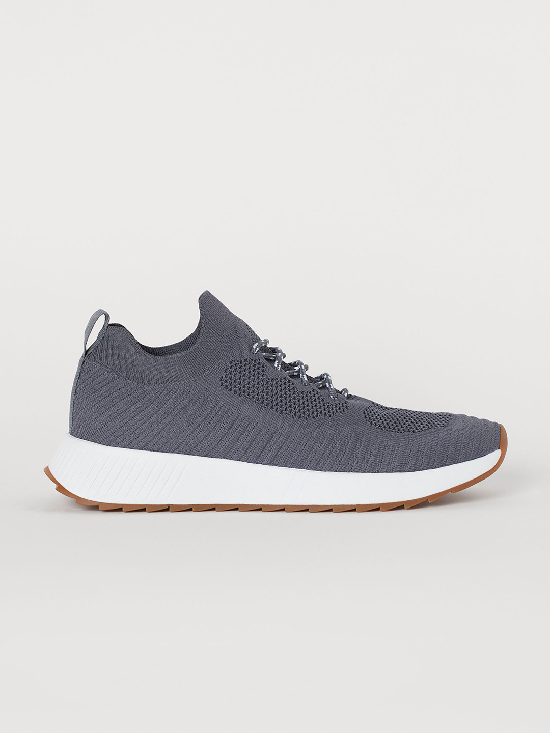 Buy H&M Men Grey Fully Fashioned Trainers - Casual Shoes for Men ...