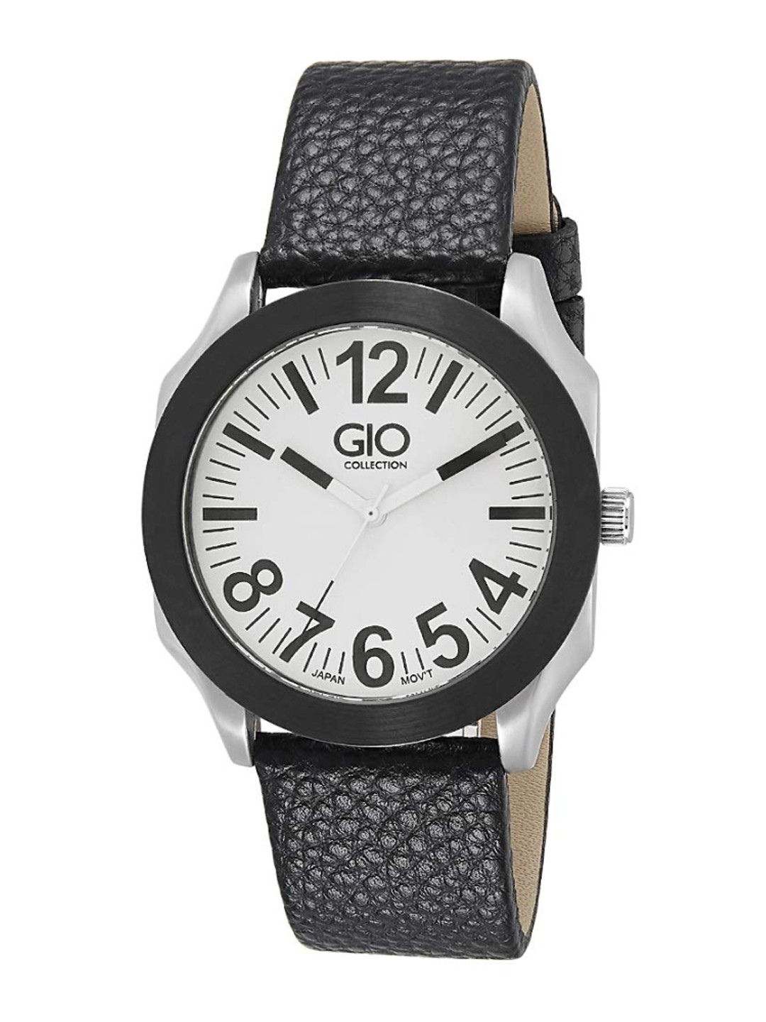 Buy GIO COLLECTION Men White Analogue Watch G0006 05X - Watches for Men ...