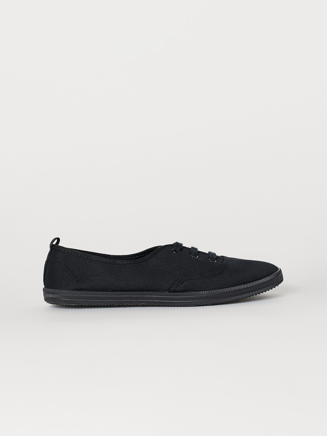 Buy H&M Women Black Cotton Shoes - Casual Shoes for Women 10435532 | Myntra