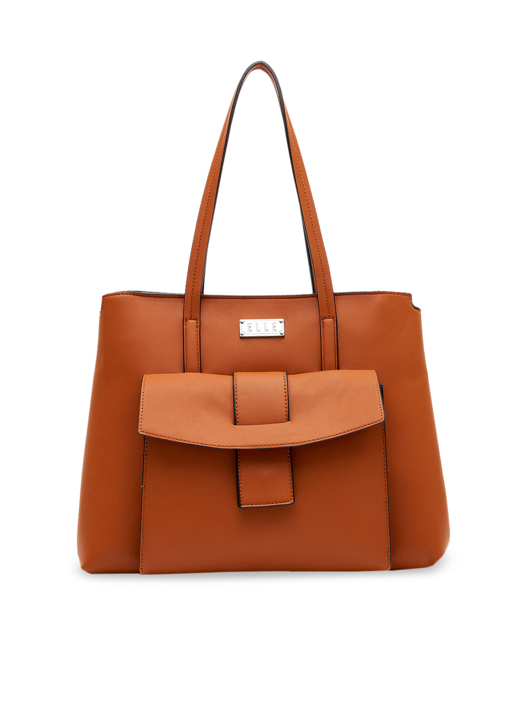 Buy ELLE Brown Solid Shoulder Bag - Handbags for Women 10455410 | Myntra