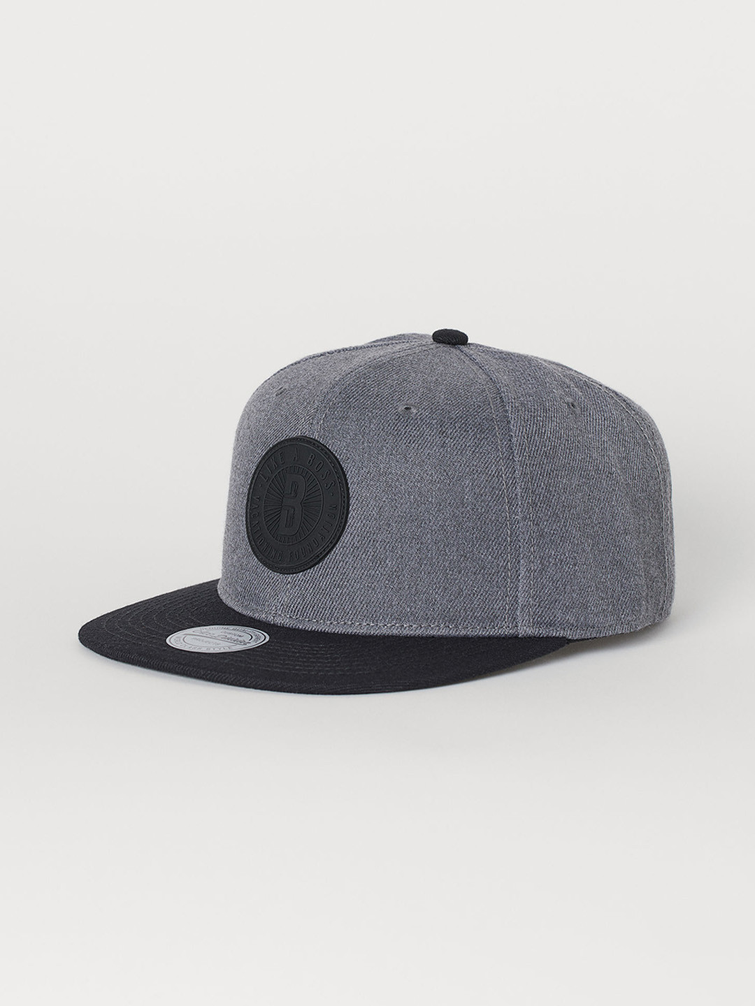 Buy H&M Men Grey Solid Cap With An Applique - Caps for Men 10458832 ...