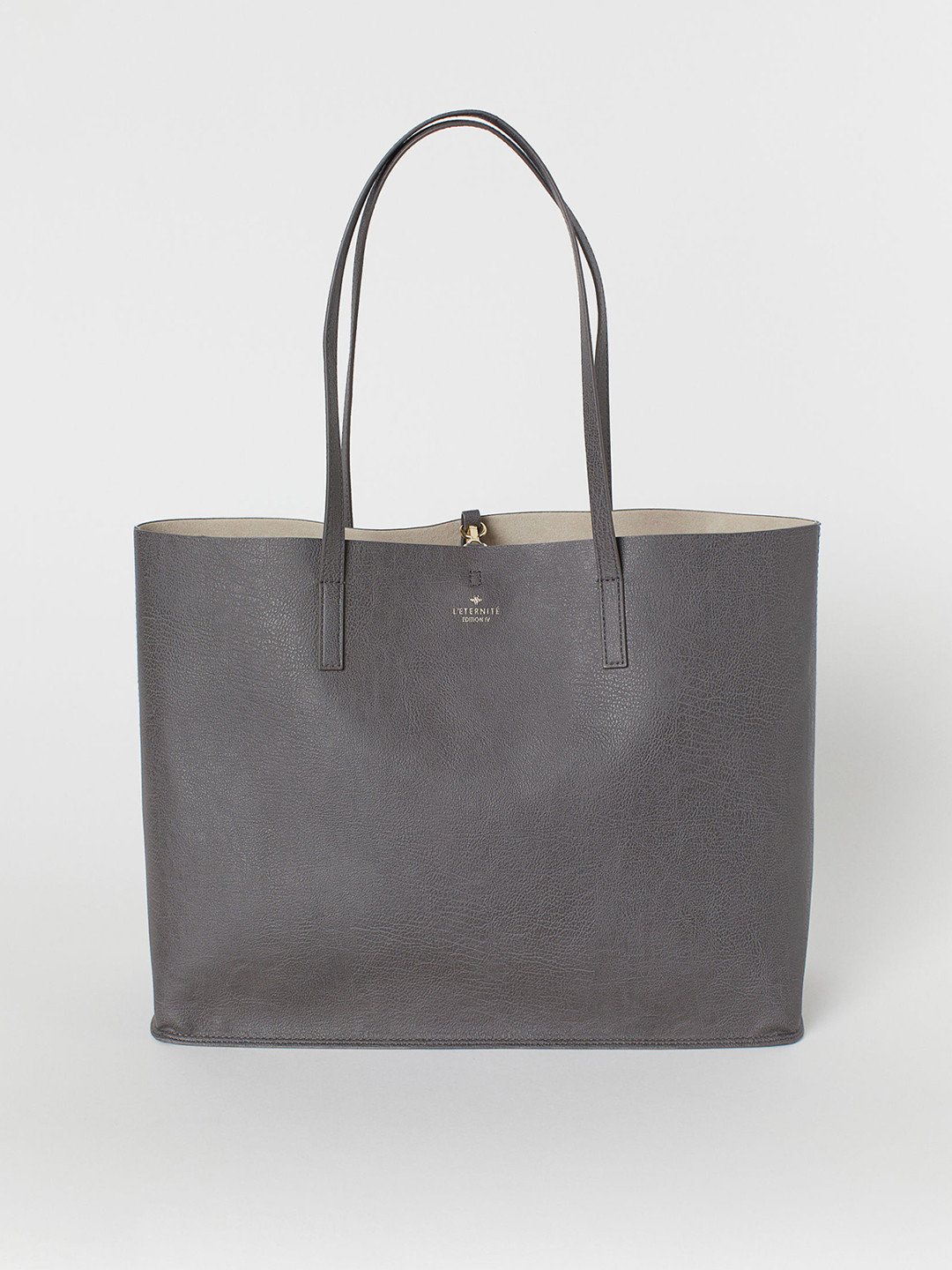 Buy H&M Women Grey Solid Shopper - Handbags for Women 10517922 | Myntra