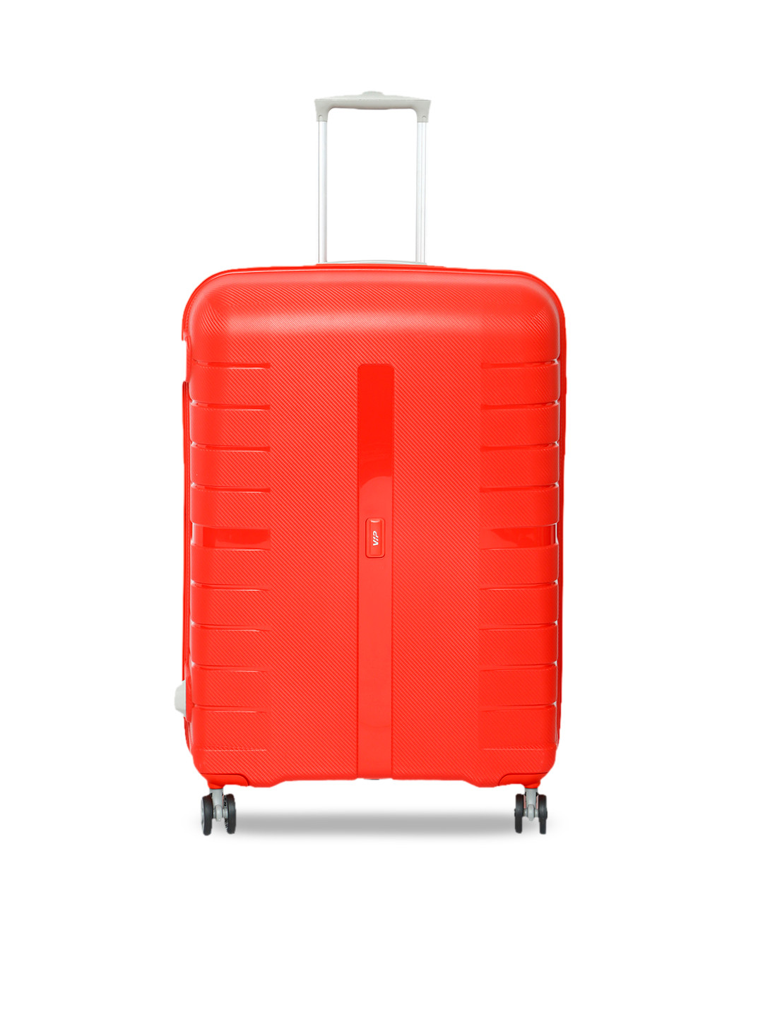 Buy VIP Unisex Red Textured Medium Trolley Bag - Trolley Bag for Unisex ...