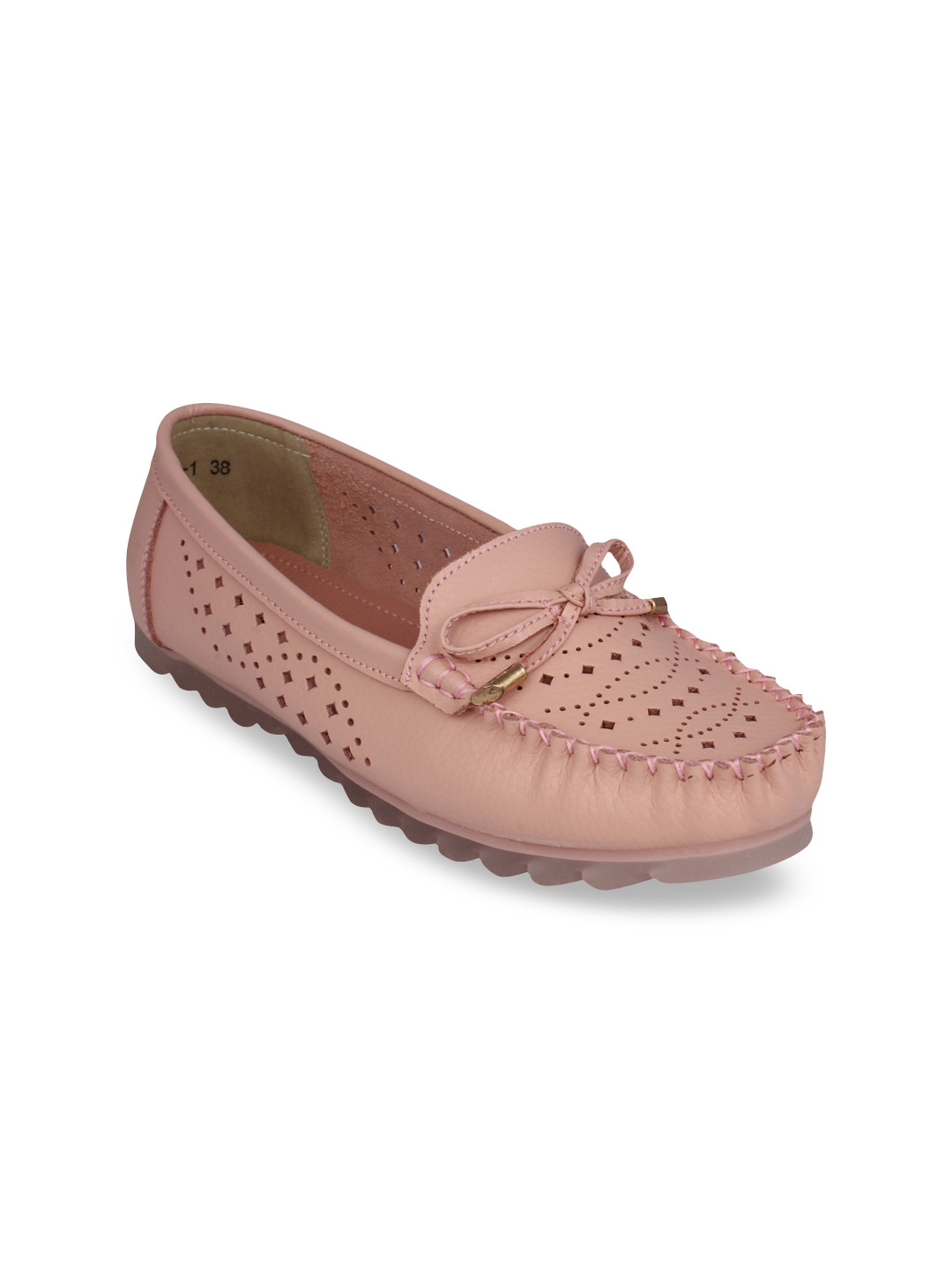 Buy Pelle Albero Women Pink Loafers - Casual Shoes for Women 10572642 ...