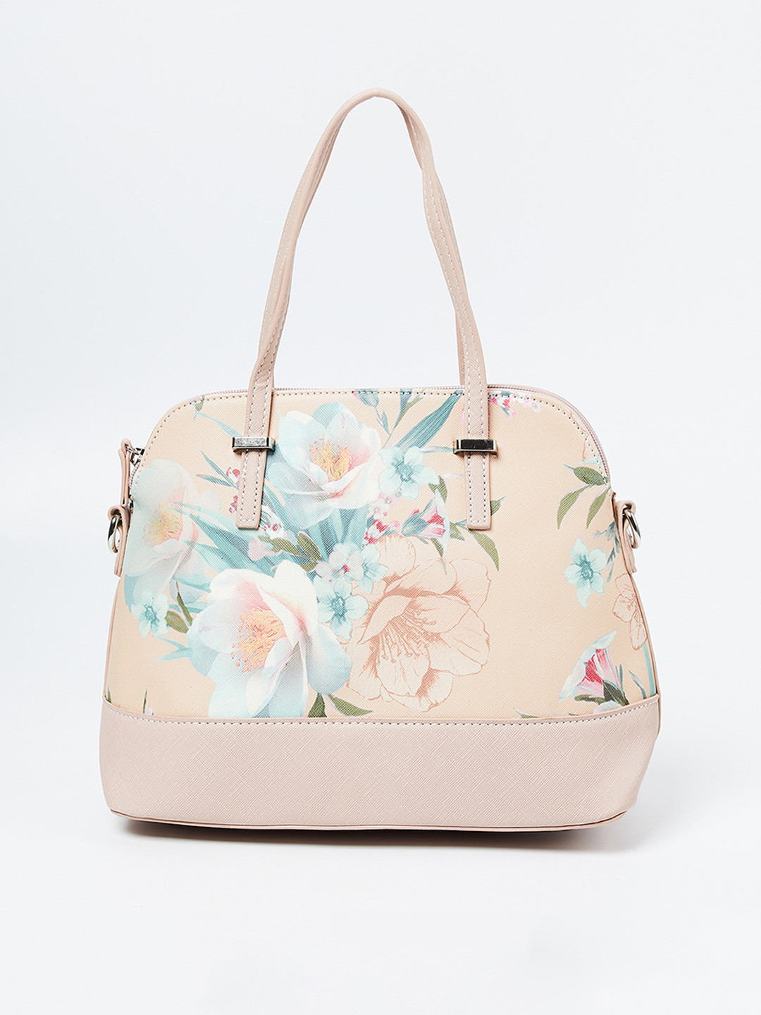 Buy Ginger By Lifestyle Pink Printed Handheld Bag - Handbags for Women ...