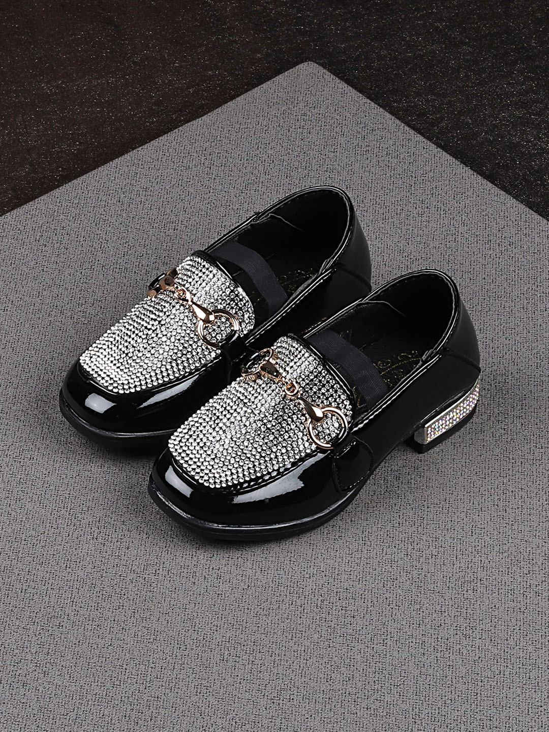 Buy Walktrendy Girls Black Loafers - Casual Shoes for Girls 10423214 ...