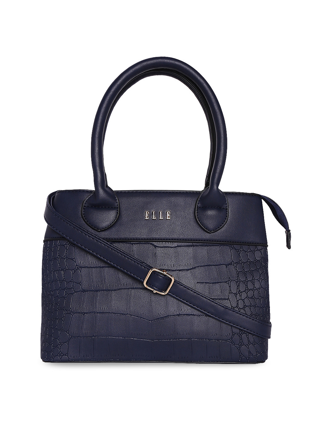 Buy ELLE Blue Textured Handheld Bag - Handbags for Women 10573622 | Myntra