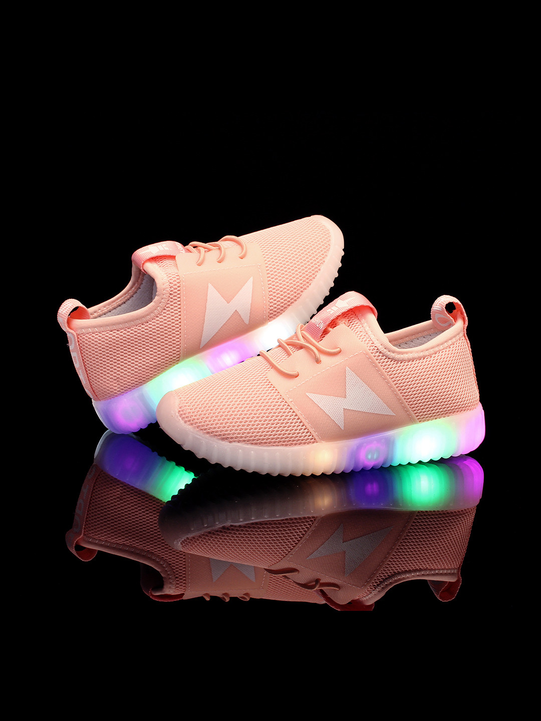 Buy Walktrendy Girls Pink LED Sneakers - Casual Shoes for Girls ...