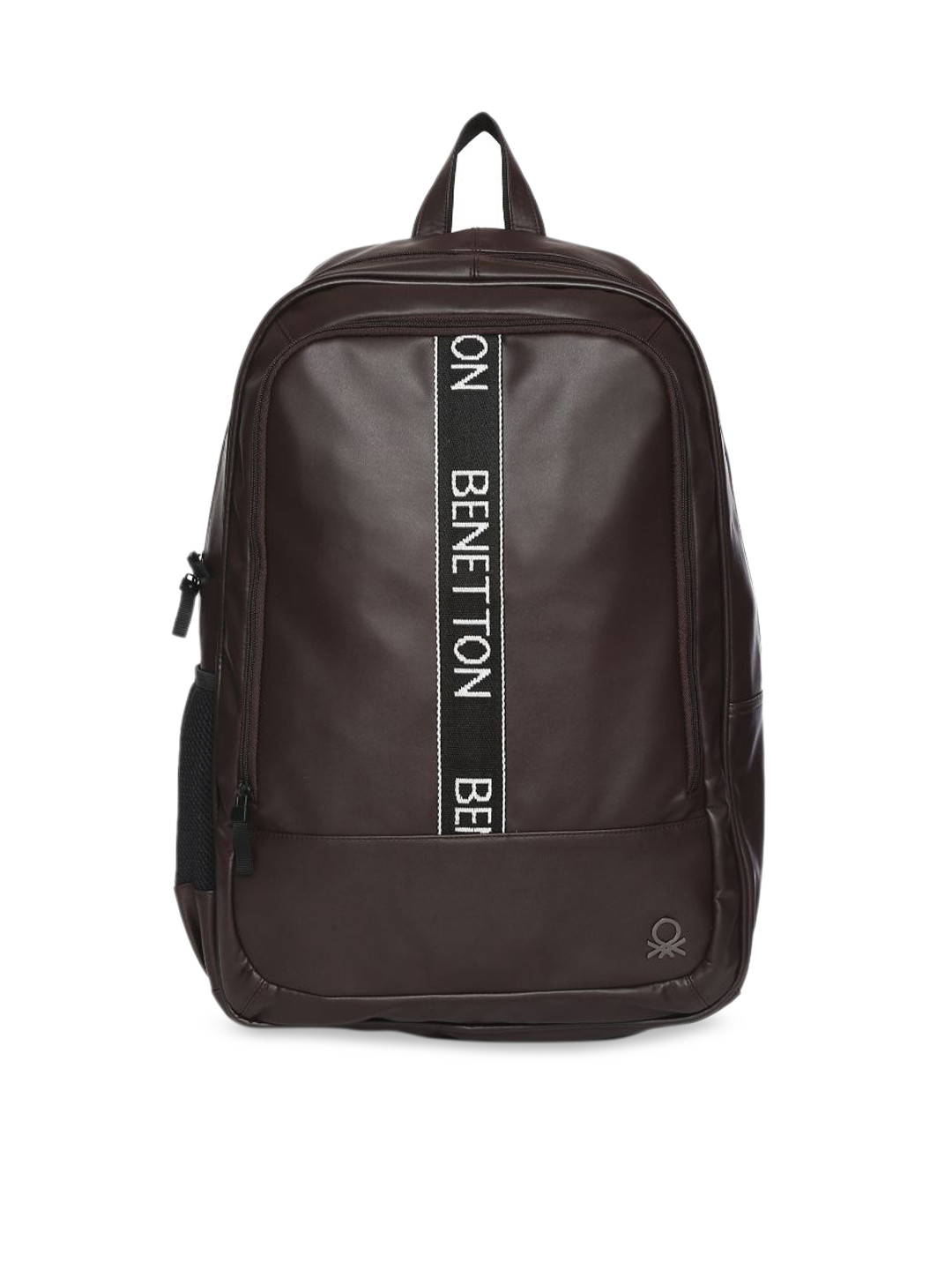 Buy United Colors Of Benetton Unisex Brown Solid Backpack - Backpacks ...