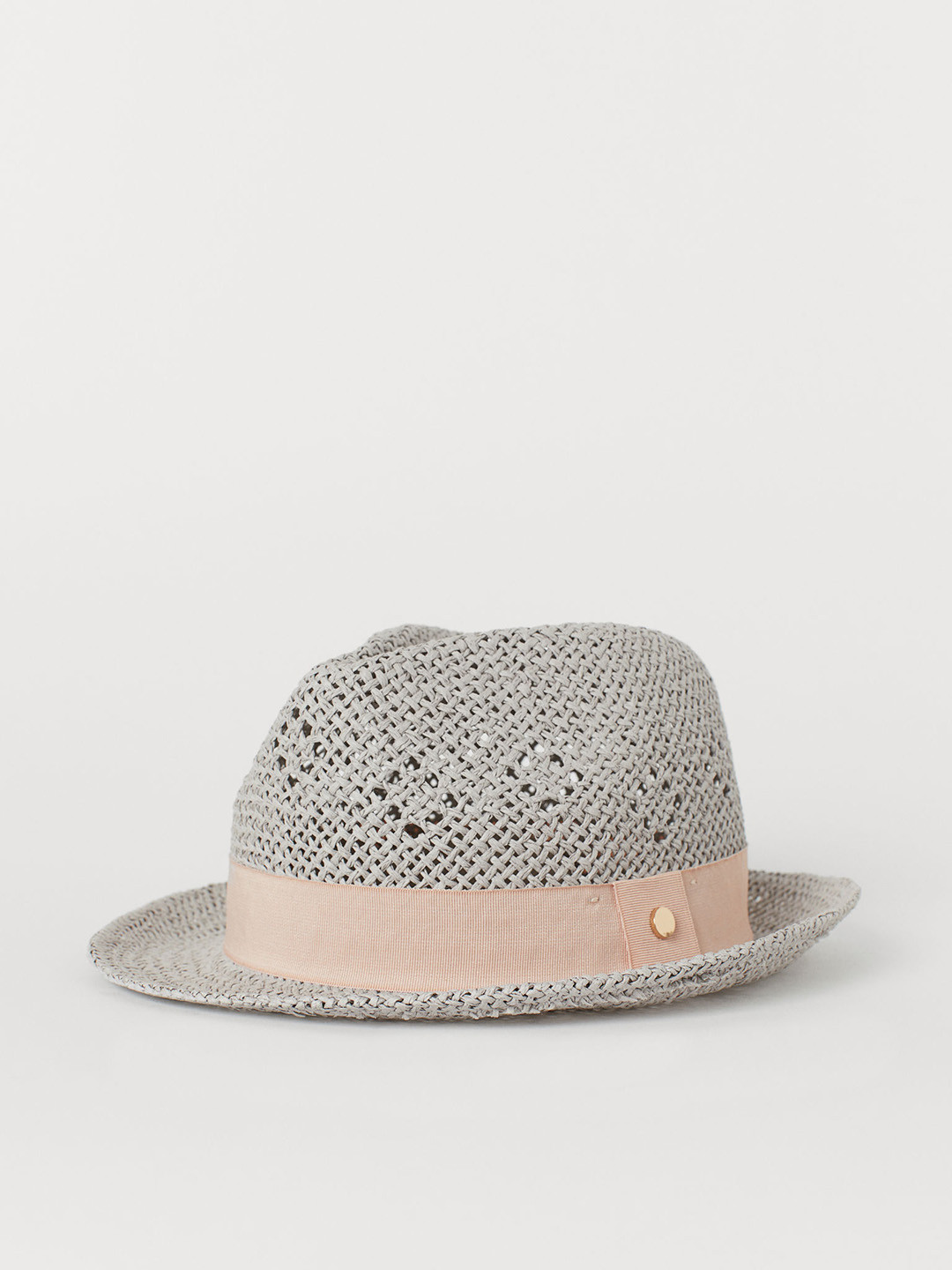 Buy H&M Women Grey Straw Hat - Hat for Women 10575084 | Myntra