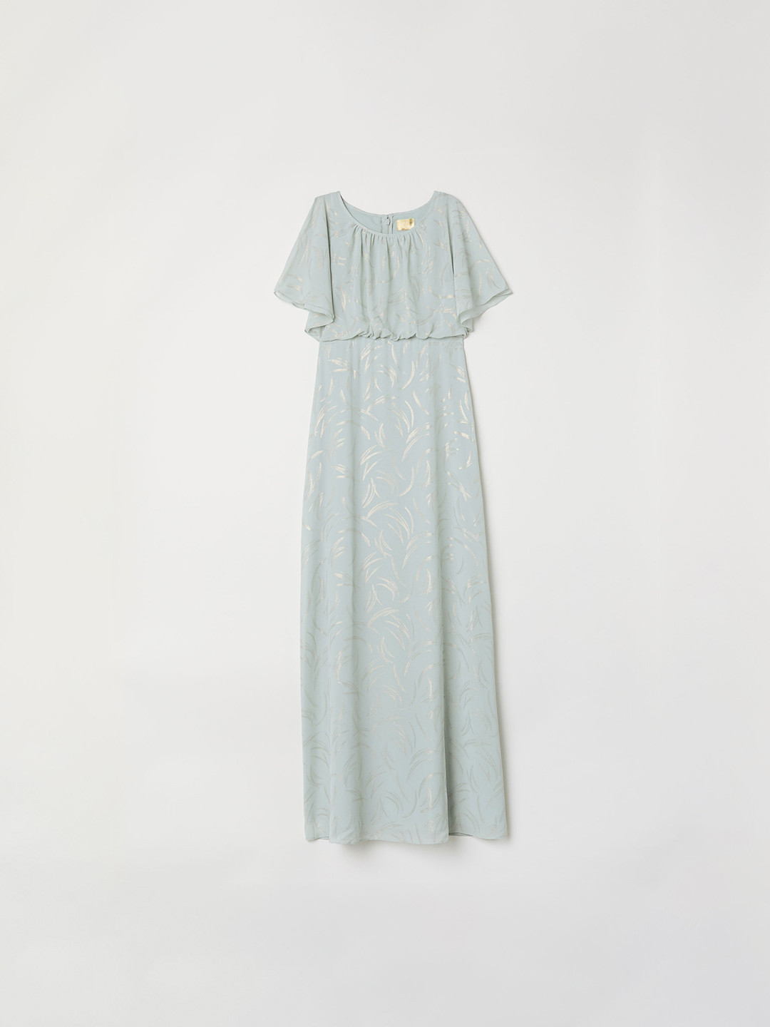 Buy H&M Women Blue & White Printed Long Dress - Dresses for Women ...
