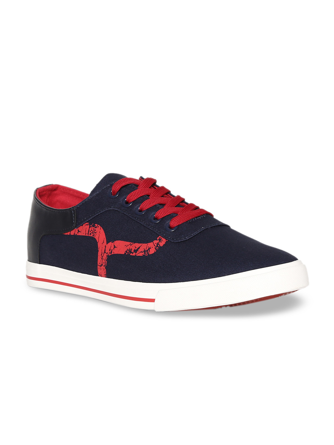 Buy Flying Machine Men Navy Blue Sneakers - Casual Shoes for Men ...