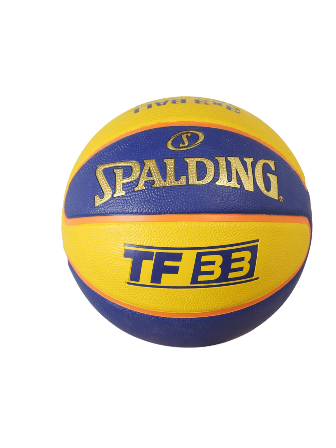 Buy Spalding Unisex Yellow & Blue Colourblocked TF 33 Basketball ...