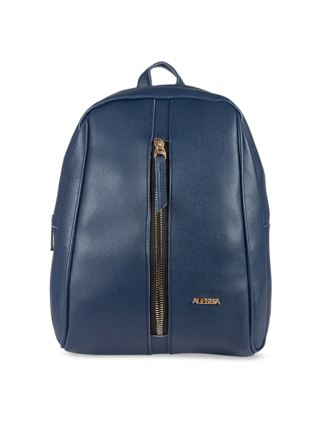 Buy Alessia74 Women Navy Blue Solid Backpack - Backpacks for Women ...