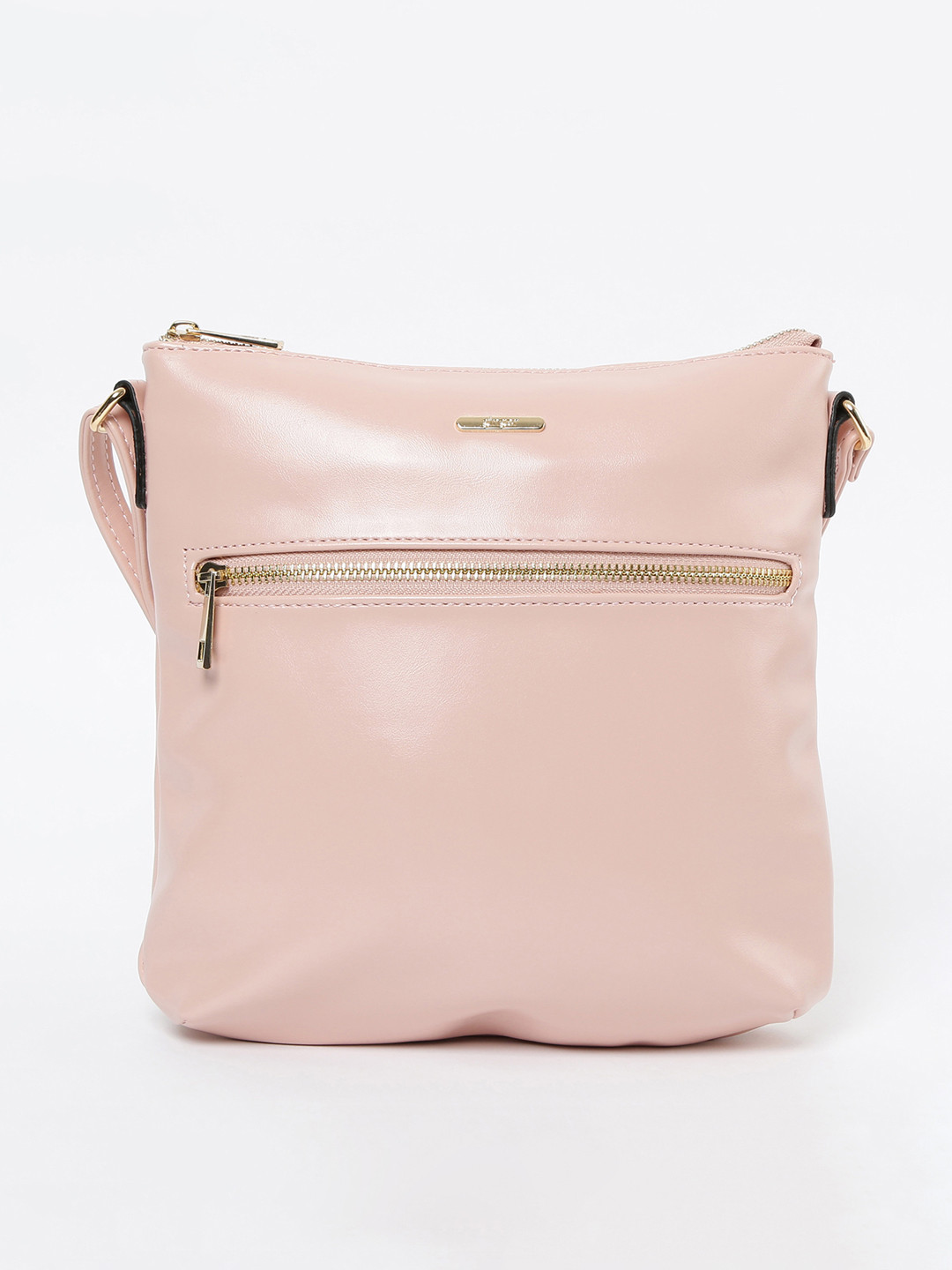 Buy Ginger By Lifestyle Beige Solid Sling Bag - Handbags for Women ...