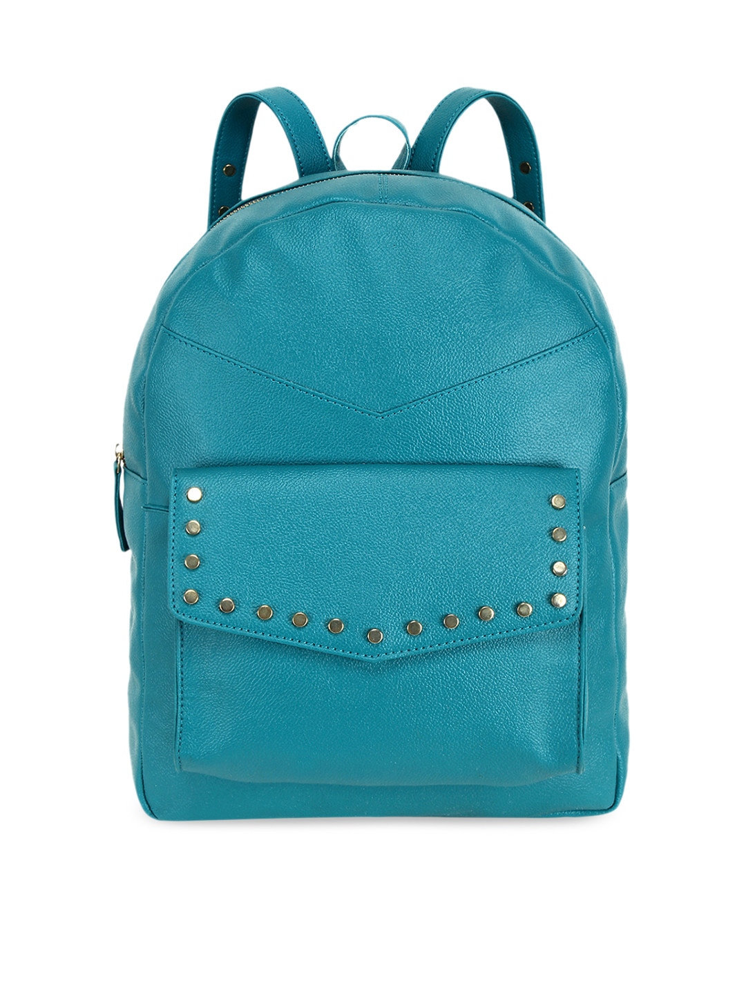 Buy Bagsy Malone Unisex Turquoise Blue Solid Backpack - Backpacks for ...