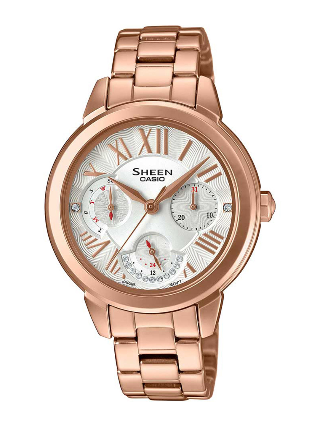 Buy Casio Sheen Women Silver Analogue Watch SX206 - Watches for Women ...