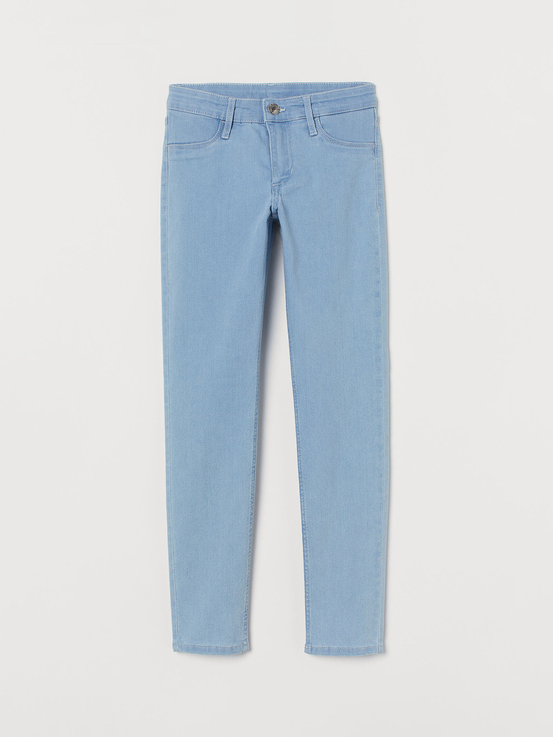 Buy H&M Girls Blue Solid Skinny Fit Jeans - Jeans for Girls 11289620 ...