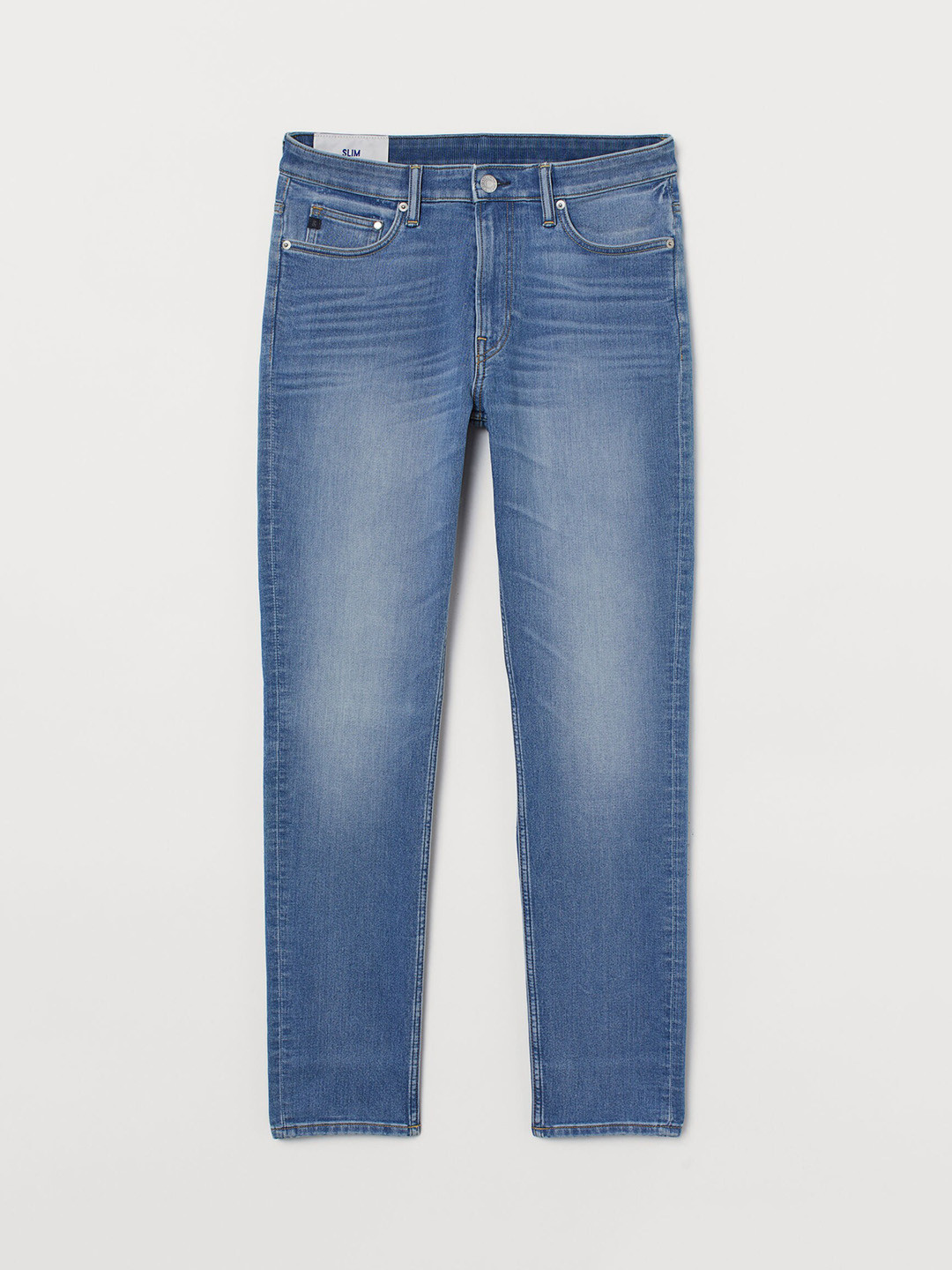 Buy H&M Men Blue Solid Slim Super Soft Jeans - Jeans for Men 12716820 ...