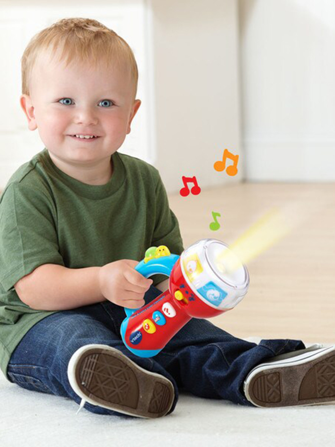 Buy Vtech By ToysRus Kids Red & Blue Spin & Learn Colours Torch ...