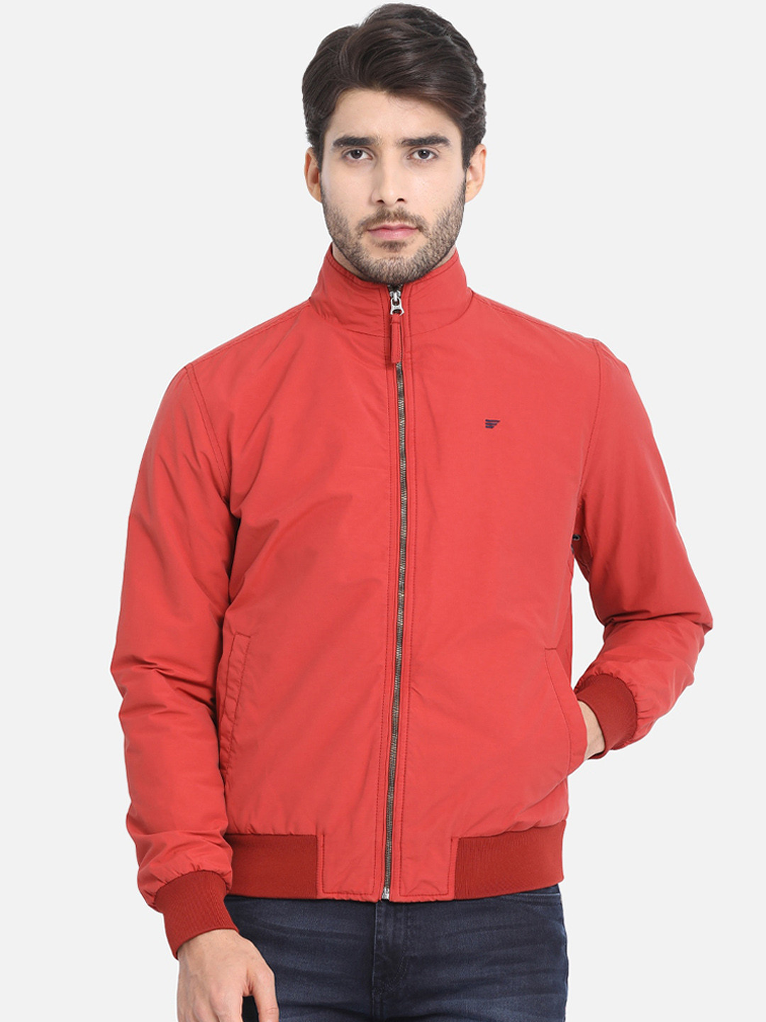 Buy T Base Men Red Solid Lightweight Bomber - Jackets for Men 12732806 ...