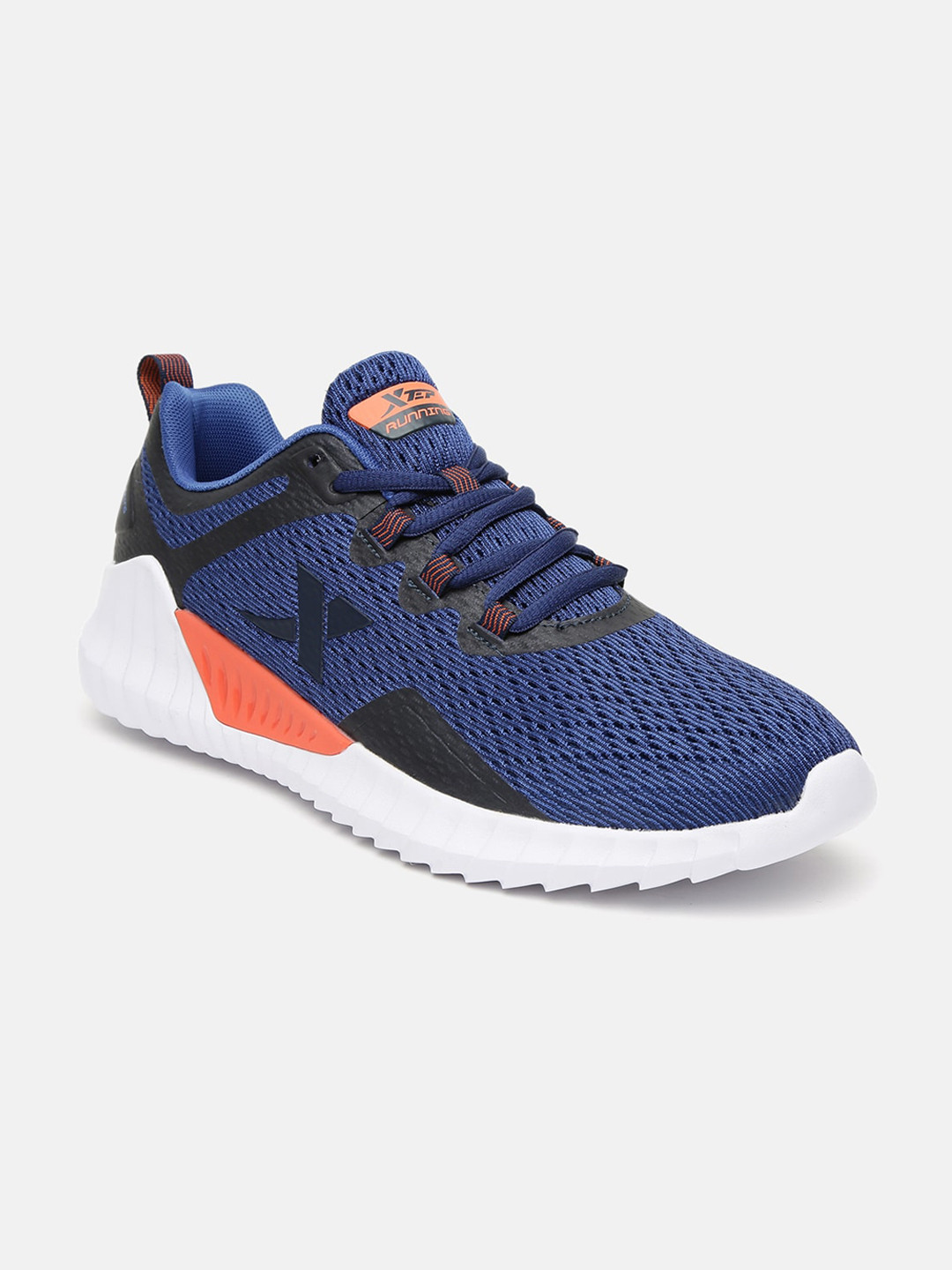 Buy Xtep Men Blue & Black Urban Run Walking Shoes - Sports Shoes for ...