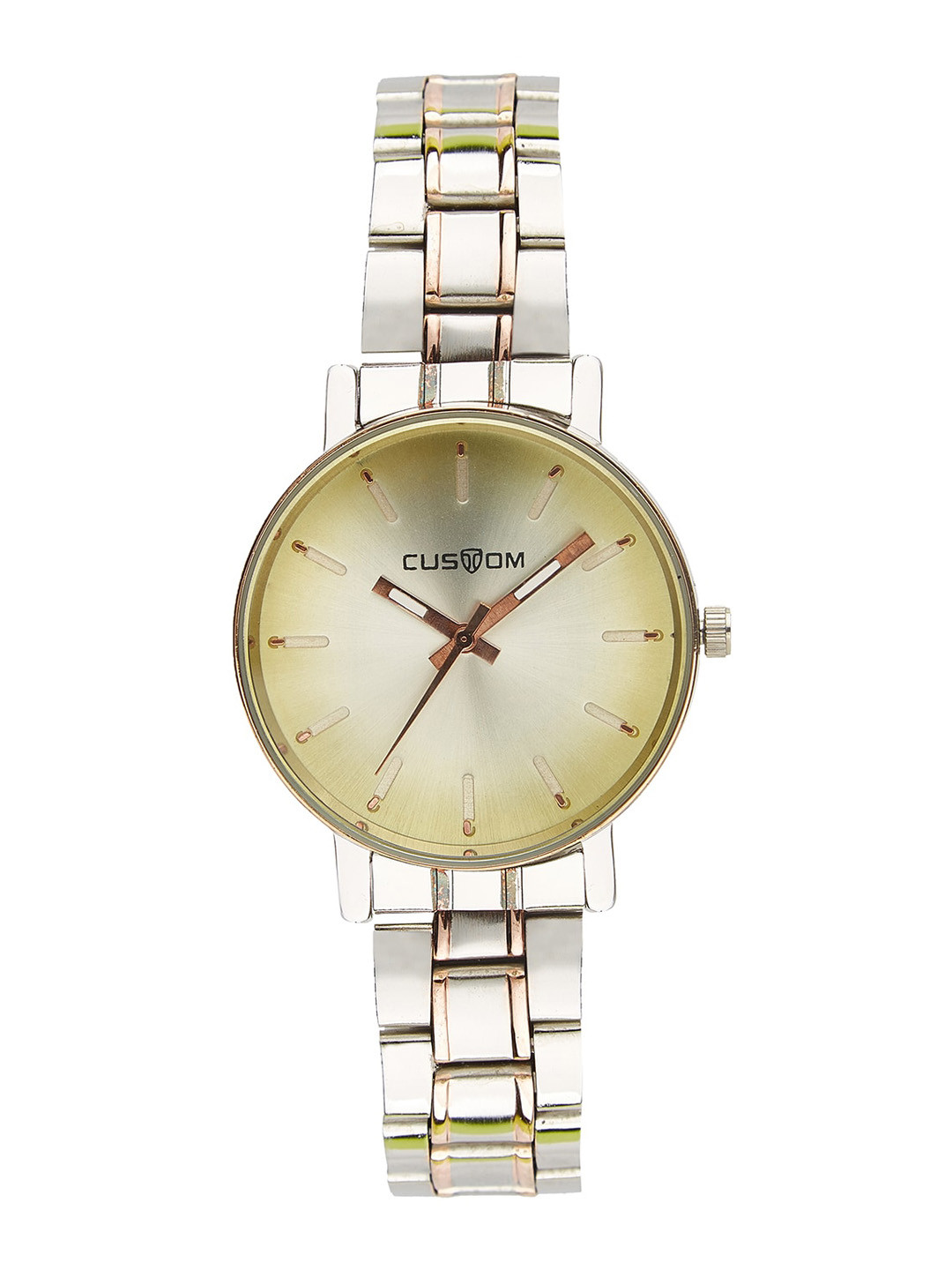 Buy CUSTOM Women Yellow Analogue Watch 8907829043527 - Watches for ...