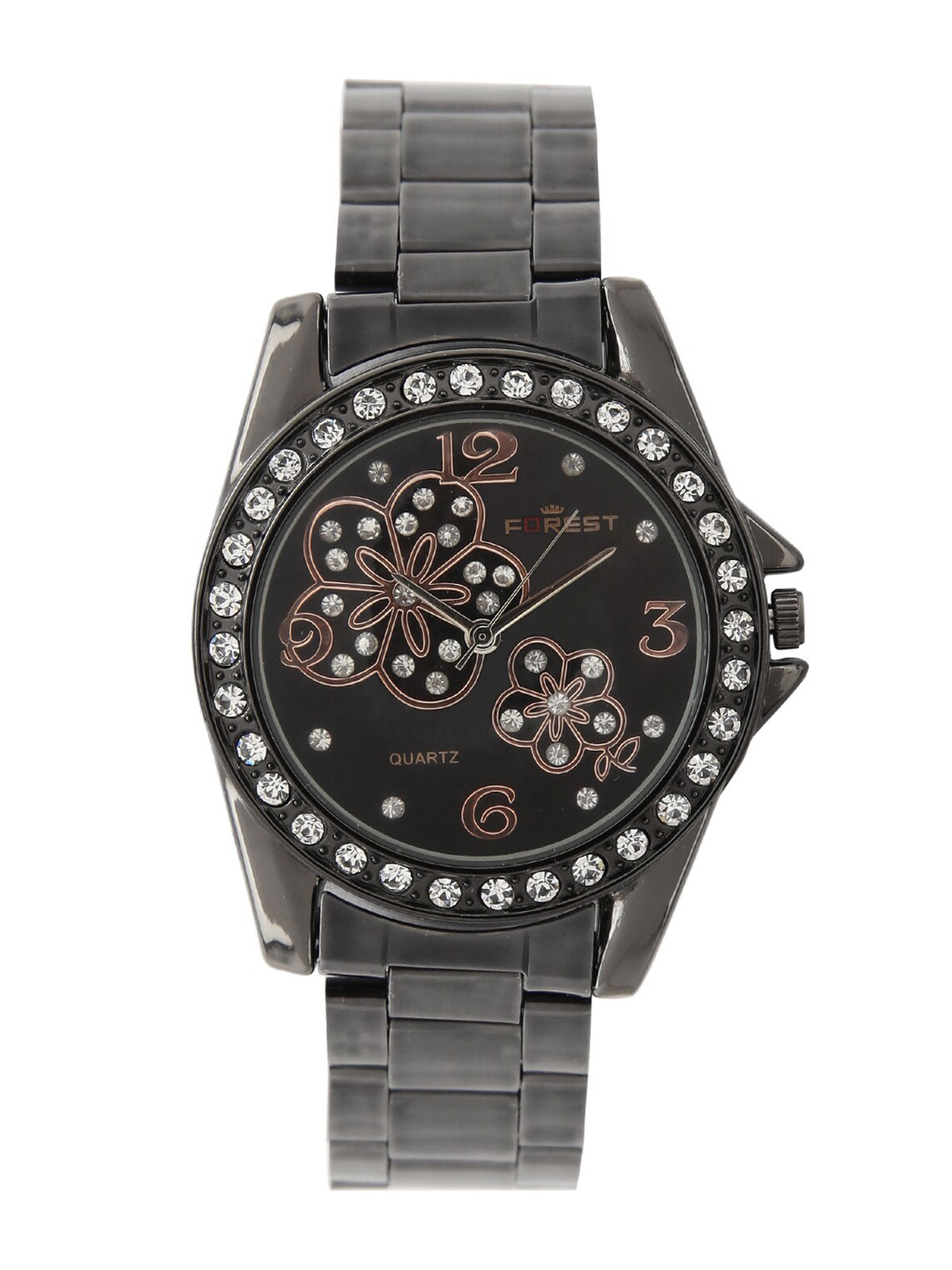 Buy FOREST Women Black Analogue Watch FR 20834F03 - Watches for Women ...