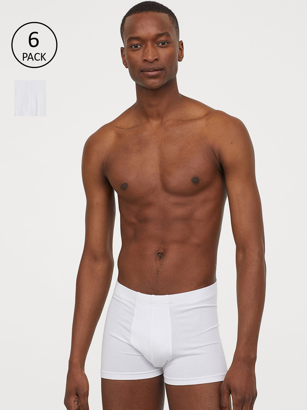 Buy H&M Men White 6 Pack Short Trunks - Trunk for Men 12582800 | Myntra