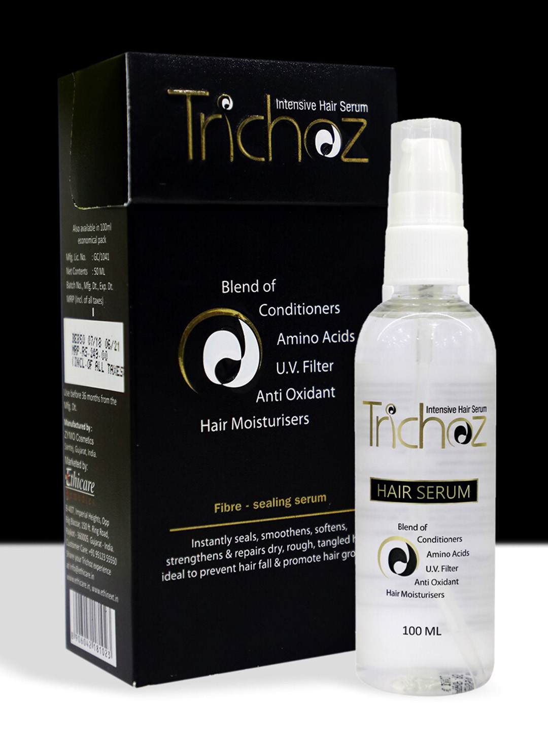 Buy Trichoz Set Of 2 Hair Serum 100 Ml - Hair Serum for Unisex 12799804 ...