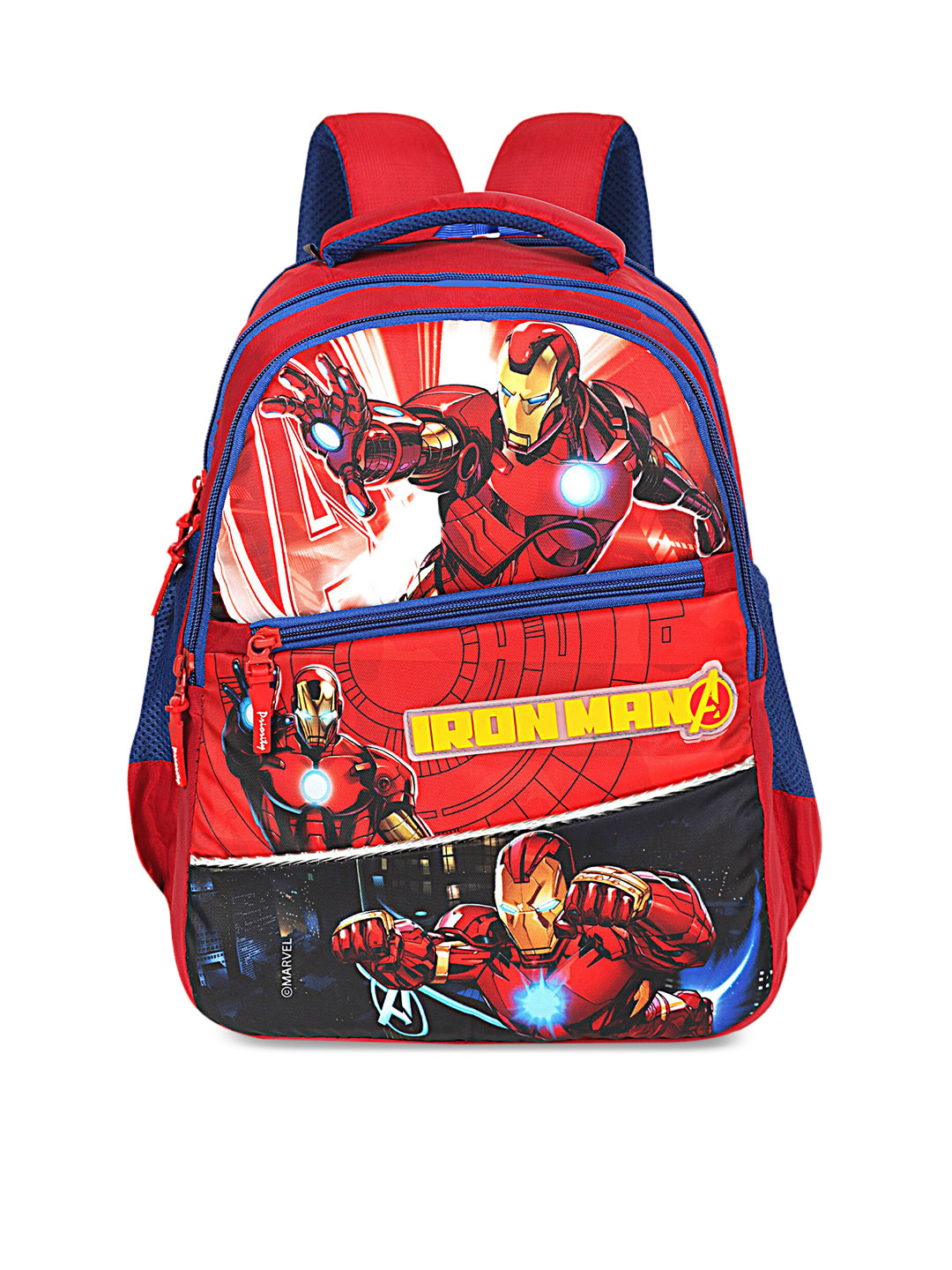 Buy Priority Boys Red & Blue Graphic Backpack - Backpacks for Boys ...