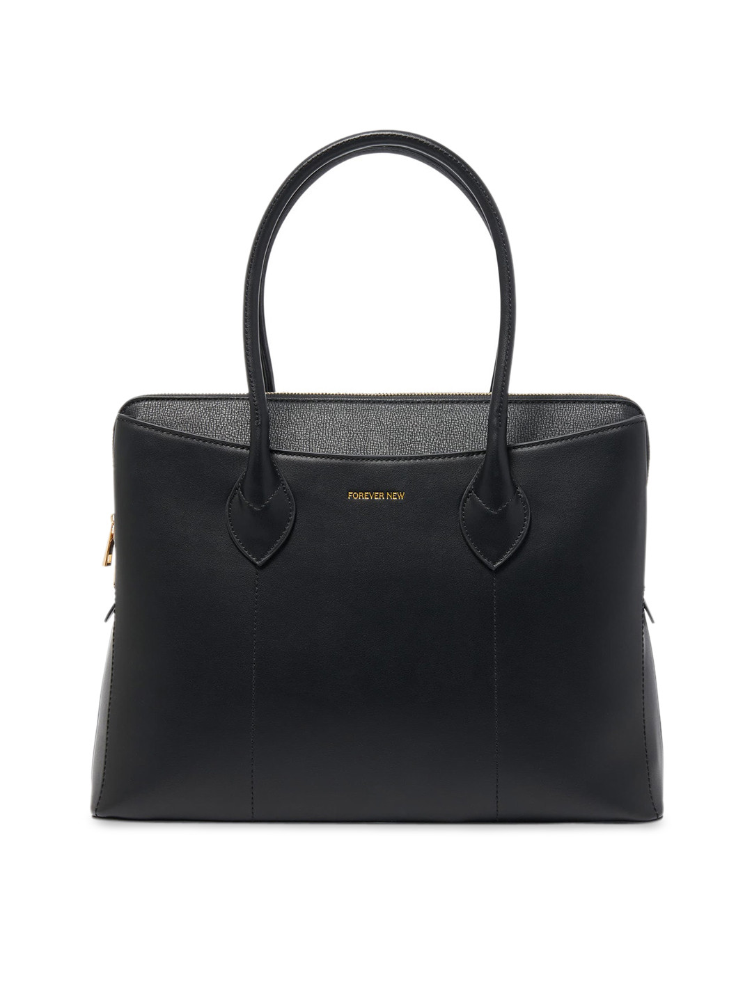 Buy Forever New Black Solid 15 Inch Shoulder Bag - Handbags for Women ...