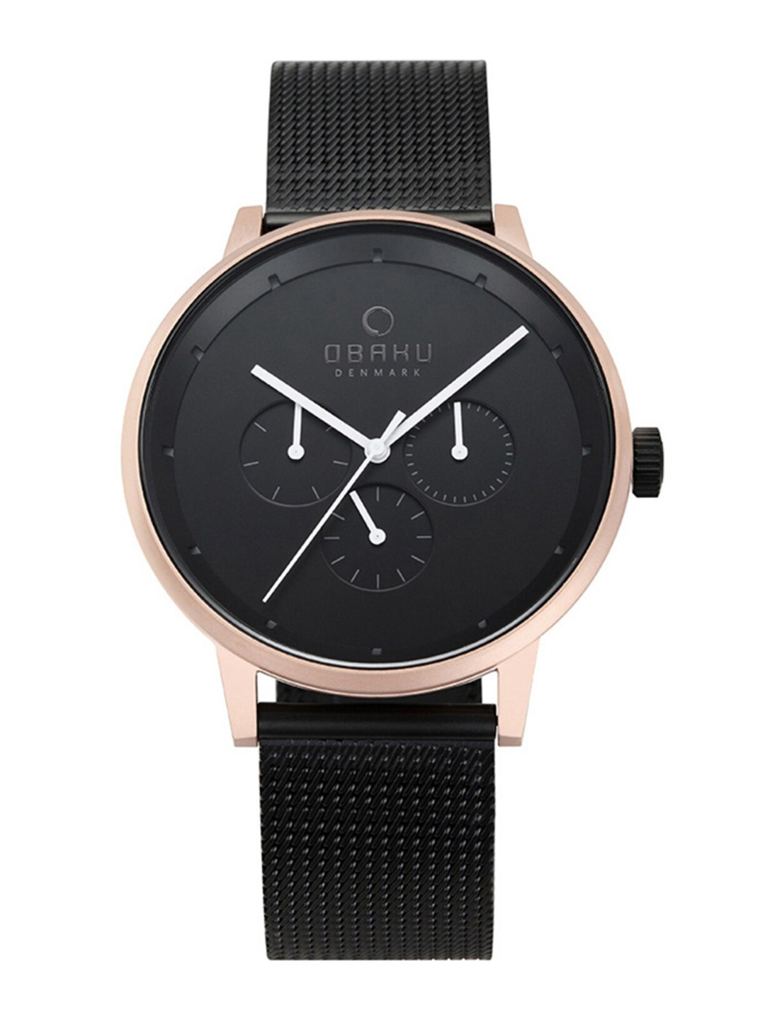 Buy Obaku Men Black Analogue Watch V208GMVBMB - Watches for Men ...
