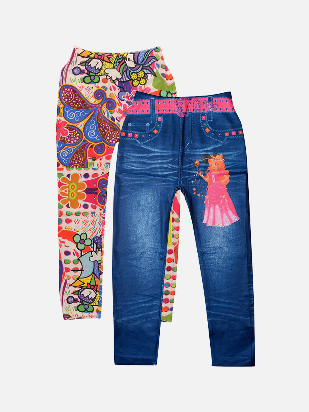 Buy TINY HUG Girls Pack Of 2 Assorted Tights - Tights for Girls ...