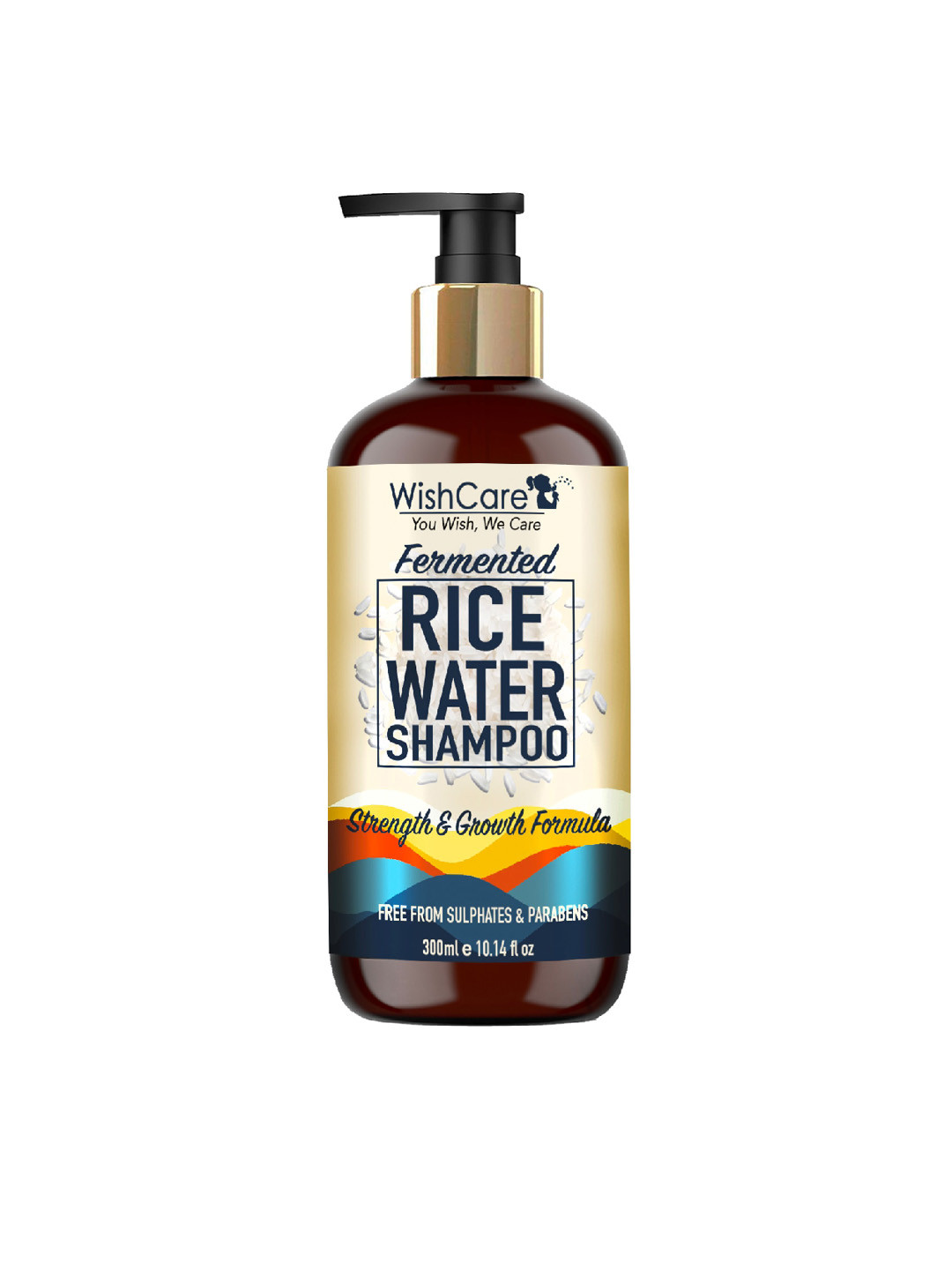 Buy WishCare Fermented Rice Water Shampoo 300 Ml - Shampoo for Unisex ...