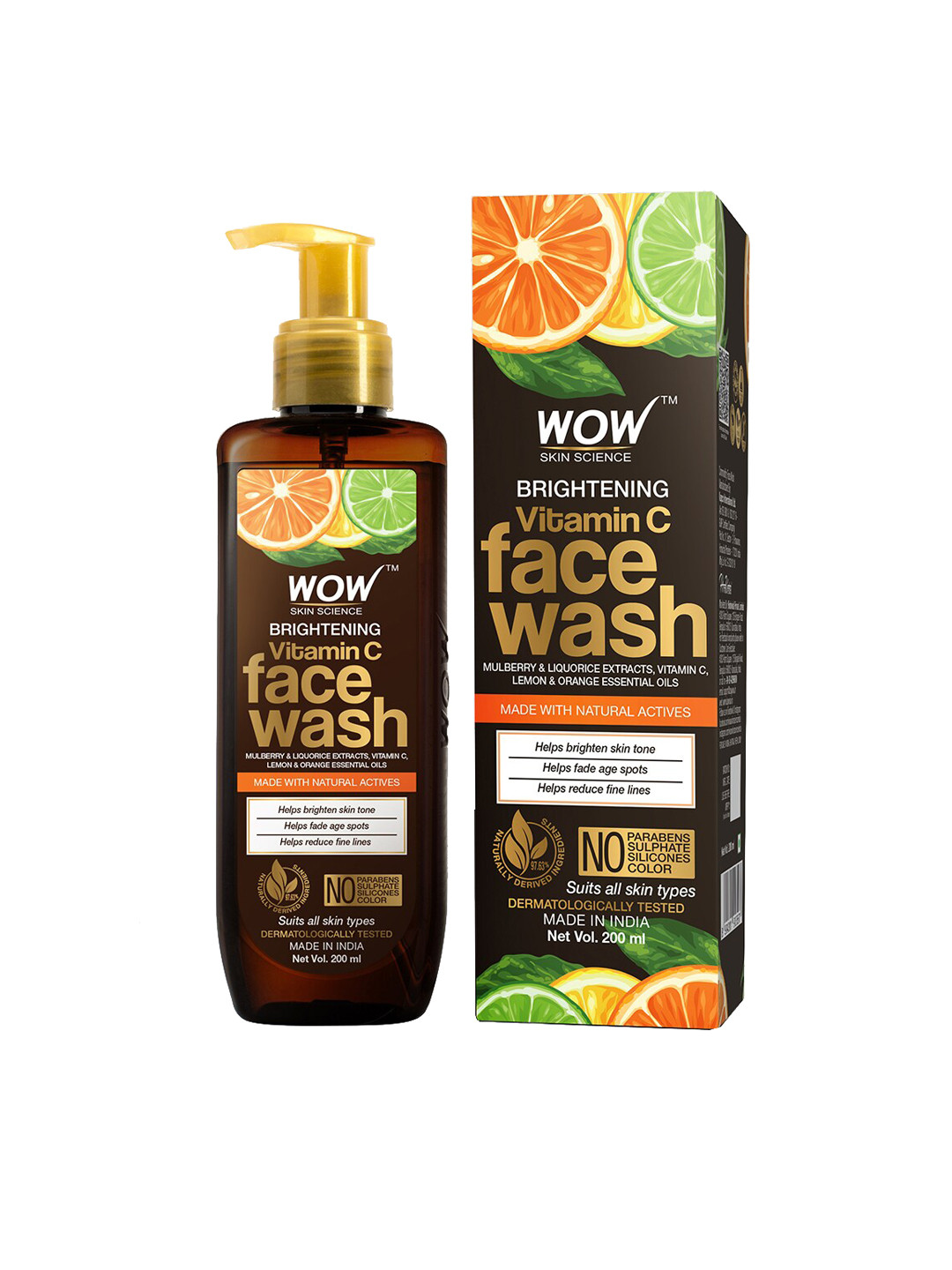 Buy WOW SKIN SCIENCE Brightening Vitamin C Face Wash For Brightening ...