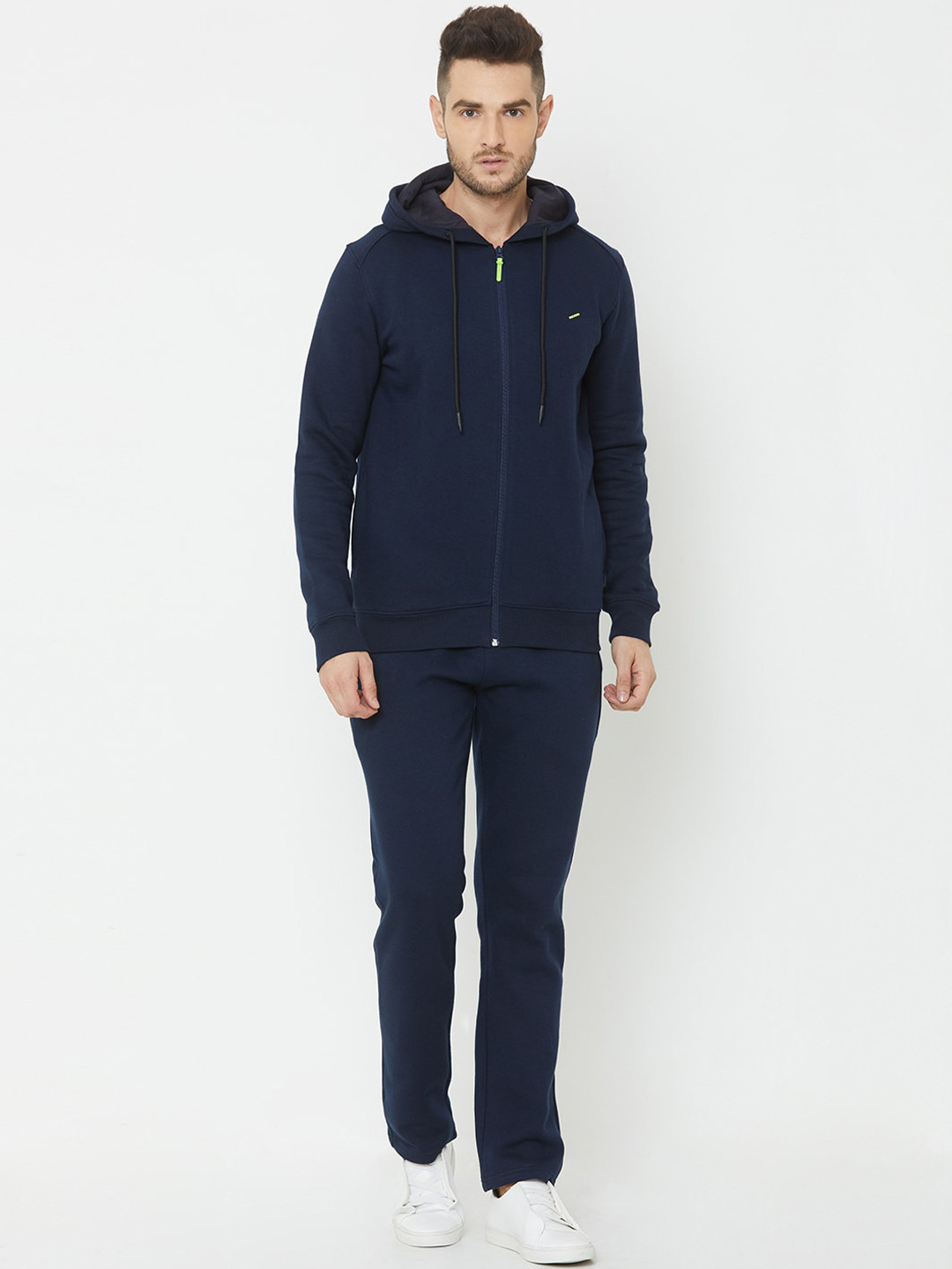 Buy Sweet Dreams Men Navy Blue Solid Tracksuit - Tracksuits for Men ...