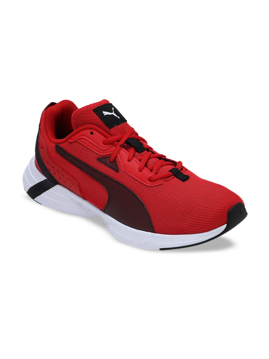 Buy Puma Unisex Red Mesh Space Runner SoftFoam+ Running Shoes - Sports ...