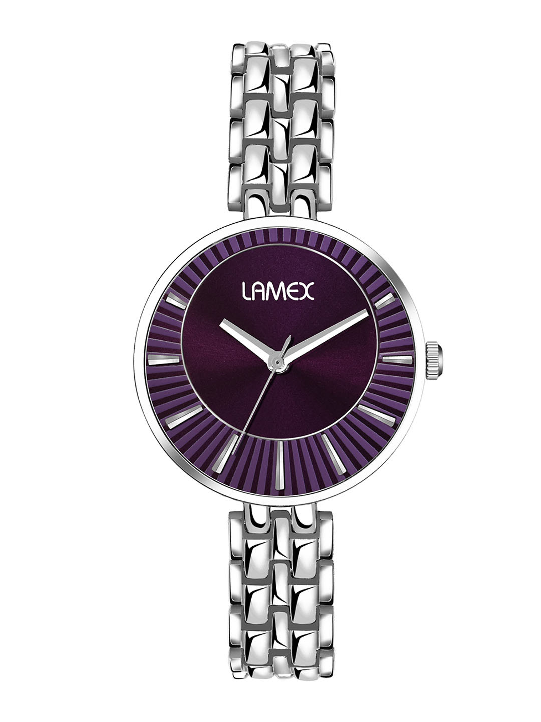 Buy LAMEX Women Purple Analogue Watch 6200 PREMIUMDLX SS BK - Watches for Women 12871714 | Myntra