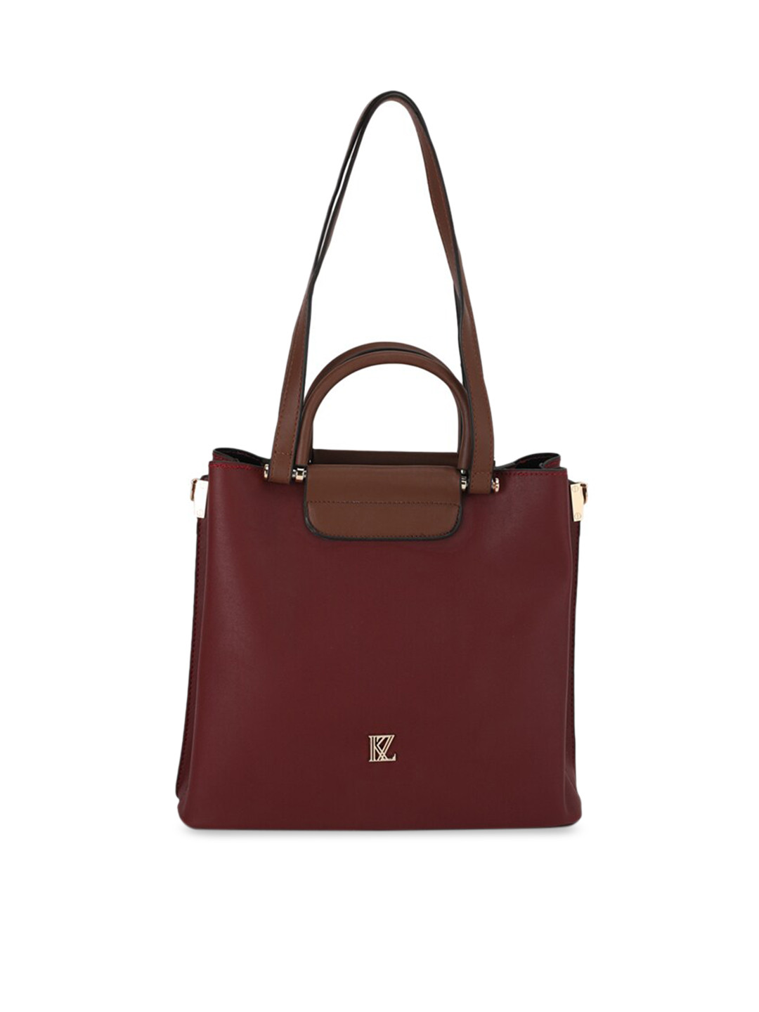Buy Kazo Maroon Solid Shoulder Bag - Handbags for Women 12946708 | Myntra