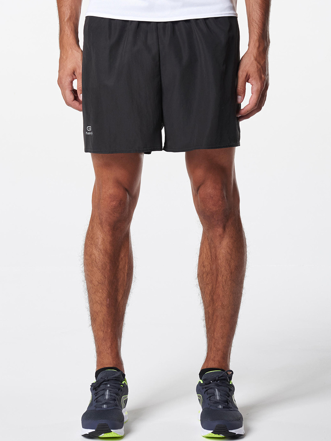 Buy Kalenji By Decathlon Men Black Solid Regular Fit Running Shorts ...