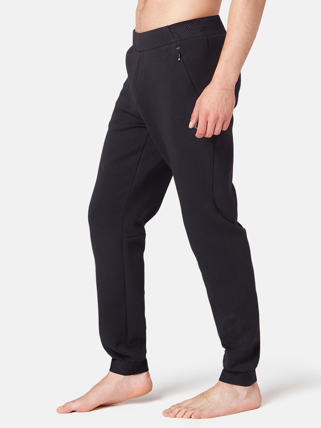 Buy Domyos By Decathlon Men Black Regular Fit Solid Regular Training ...