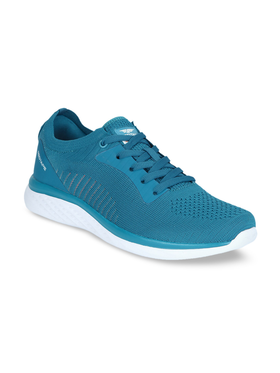 Buy Red Tape Men Turquoise Blue Textile Walking Shoes - Sports Shoes ...