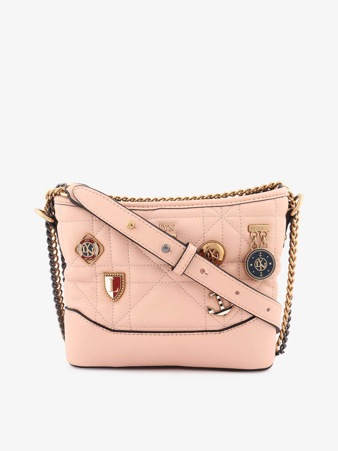 Buy LYN Pink Embellished Sling Bag - Handbags for Women 12993310 | Myntra