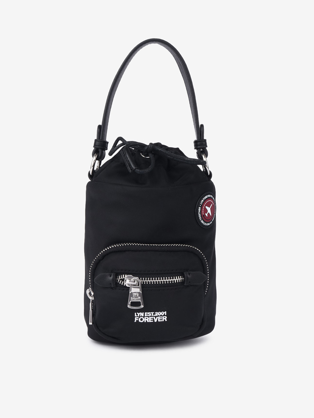 Buy LYN Black Solid Handheld Bag - Handbags for Women 12993314 | Myntra